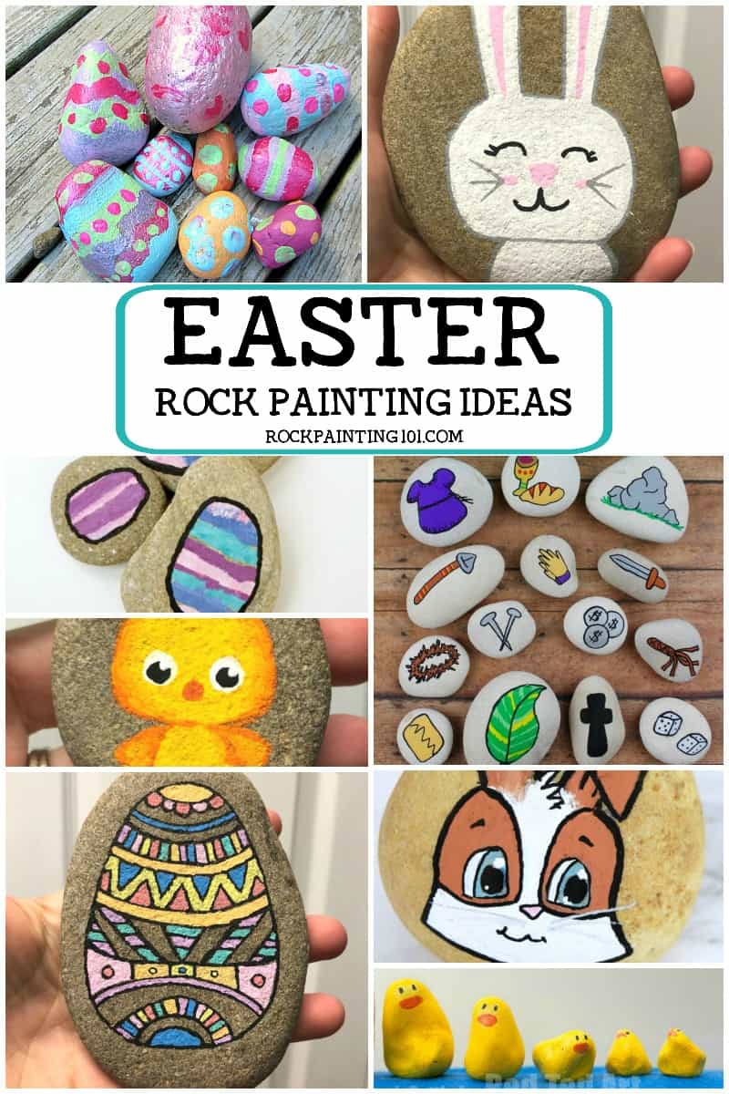 Easter Rock Painting! 17 Easter rocks that are perfect for hiding ...