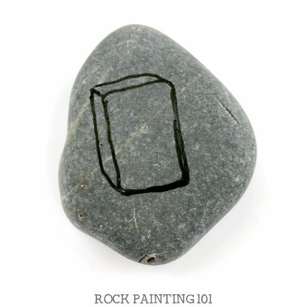 How to make a fun chocolate bar painted rock | Rock Painting 101