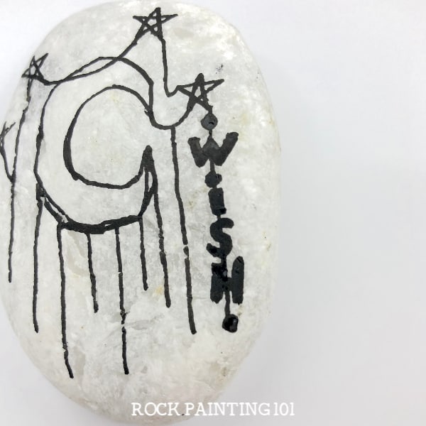 Hot to paint dreamy moon rocks with Zendangles | Rock Painting 101