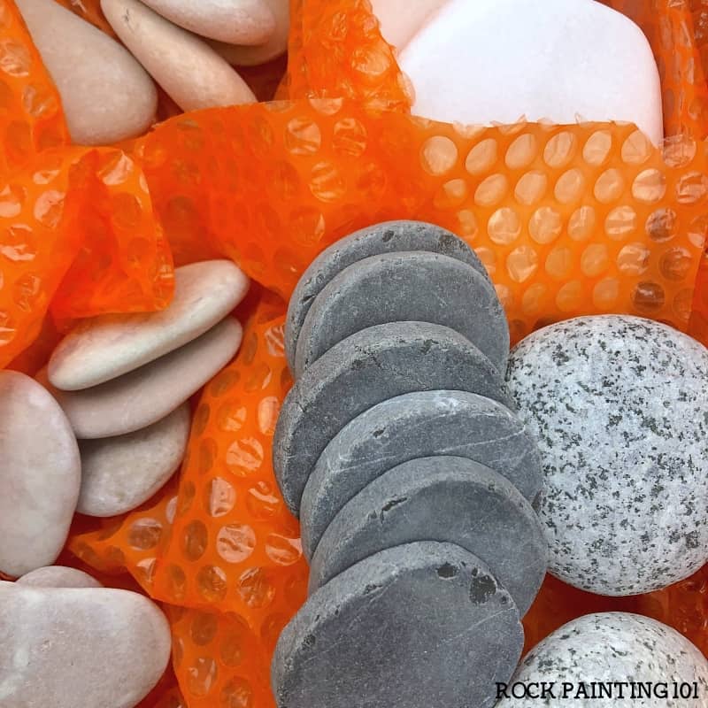 Where to buy smooth and flat rocks for crafts | Rock Painting 101
