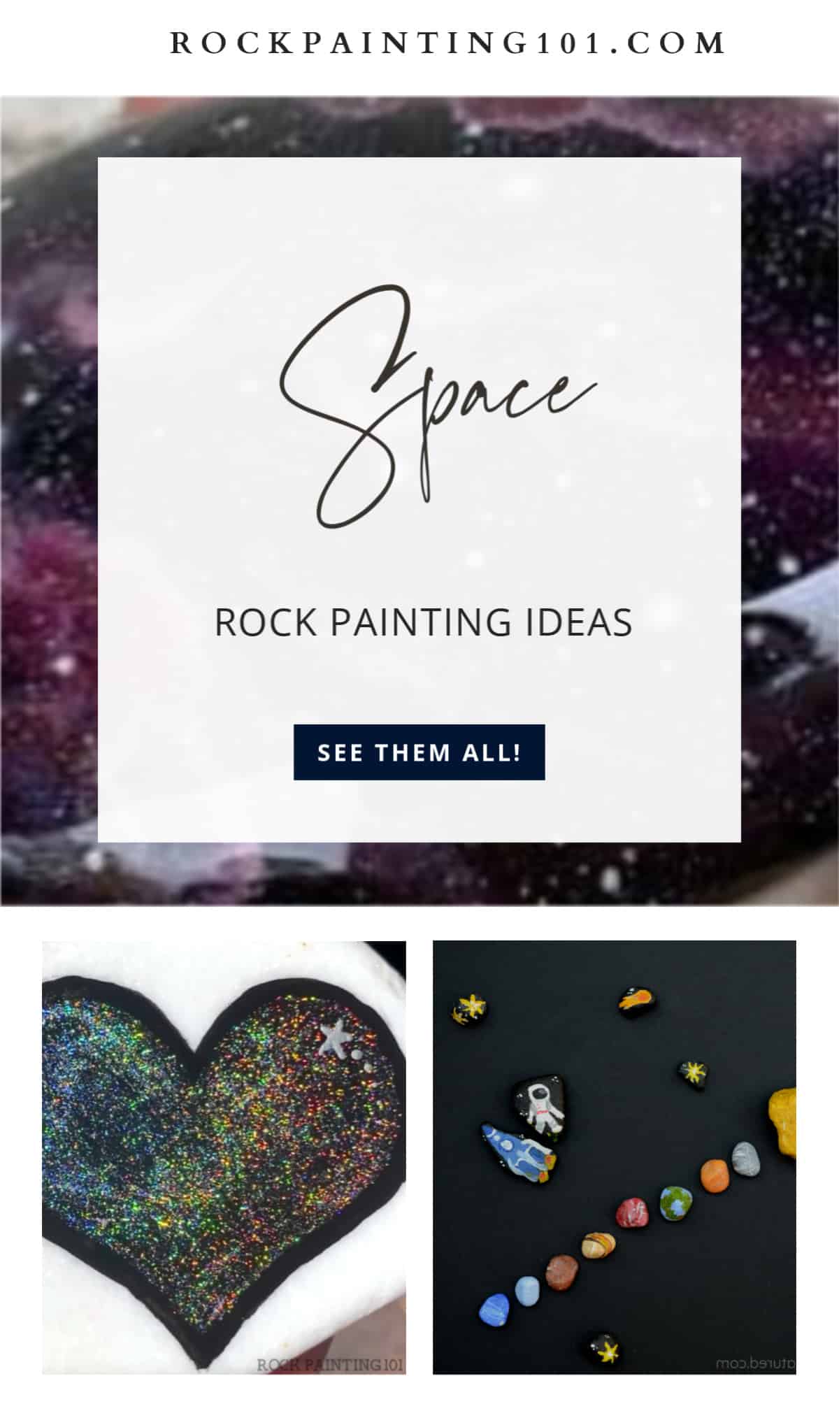 13 Painted Galaxy Rocks That Will Have You Dreaming of Space | Rock ...