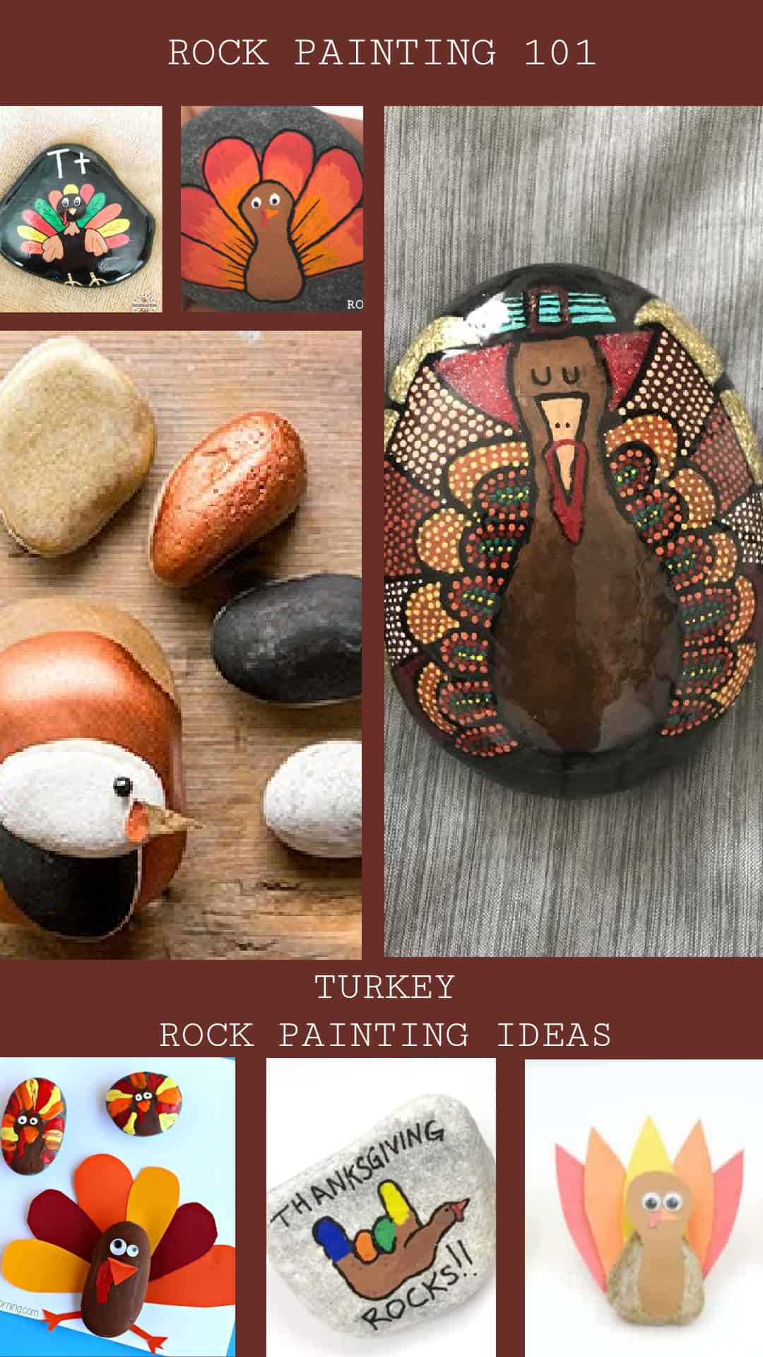 18 easy turkey painted rocks to create this Thanksgiving | Rock ...